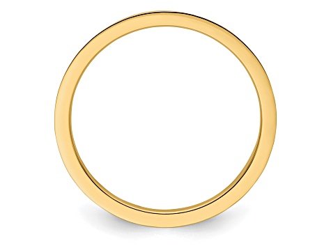 14K Yellow Gold 1.2mm Criss-Cross Pattern Stackable Expressions Band ...