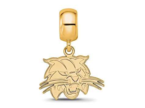 14K Yellow Gold Over Sterling Silver LogoArt Ohio University Small ...