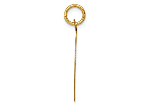 14k Yellow Gold Textured Las Vegas Disc Charm Pendant - 1BQ88A | JTV