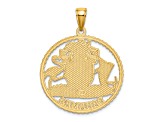 14k Yellow Gold Textured BAHAMAS Crest In Textured Frame Charm - 1CLJ4A ...