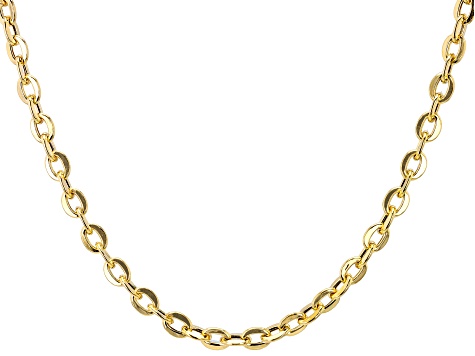 10k Yellow Gold 5mm Cable 20 Inch Chain - AU1994 | JTV