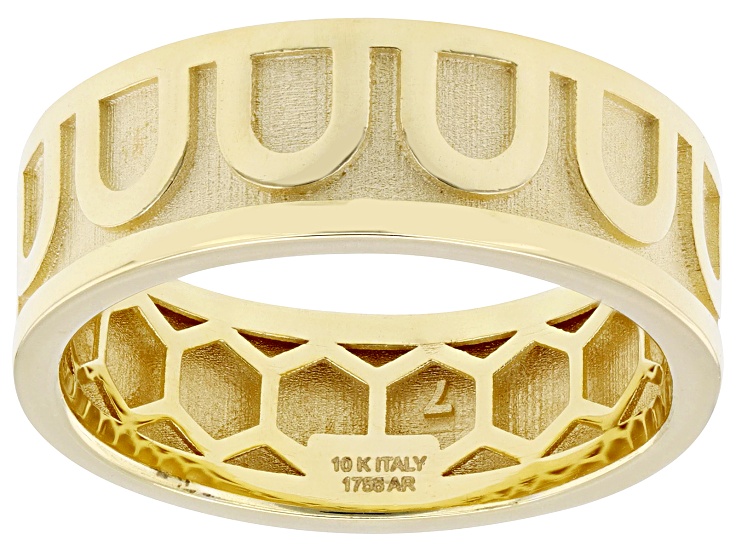 10k Yellow Gold Coliseum Band Ring - AU2718 | JTV