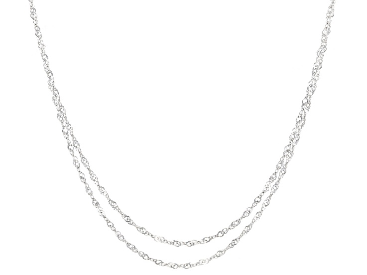Jtv white gold chains store