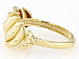14k Yellow Gold Diamond-Cut Ring - GS300 | JTV