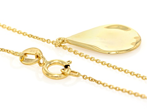 14k Yellow Gold Liquid Gold Necklace - GS331 | JTV