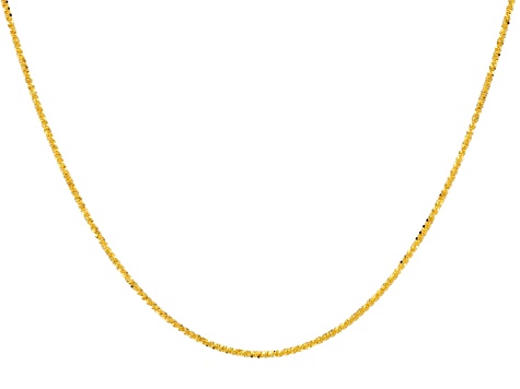 14k Yellow Gold 1.8mm Grande Margherita 36 Inch Chain - SFO024F | JTV