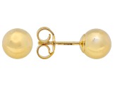 14k Yellow Gold 6mm Prima Donna Collection Ball Stud Earrings - SFO149A ...