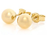 14k Yellow Gold 8mm Prima Donna Collection Ball Stud Earrings - SFO149B ...