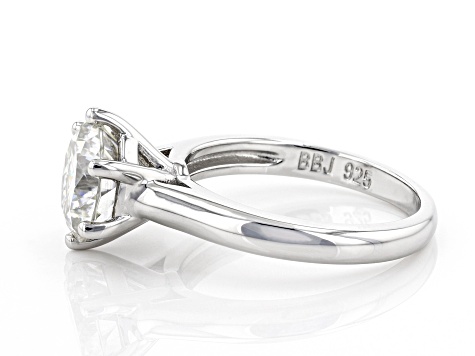 Pre-Owned Moissanite Inferno cut Platineve ring 3.08ct DEW. - P13529A | JTV