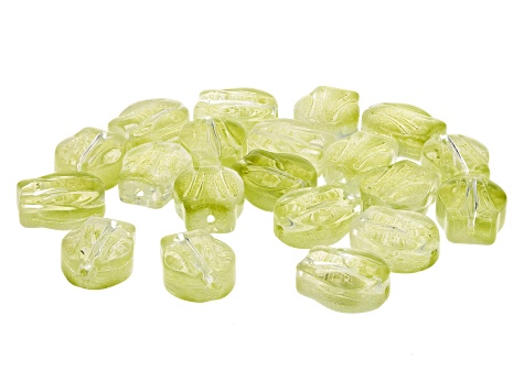 Pre-Owned Glass Tulip Flat Beads Set of Assorted Colors Appx 100 Pieces Total - PPR5461 | JTV