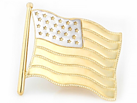 Pre-Owned 10k Yellow and Rhodium Over Yellow Gold Two-Tone American ...