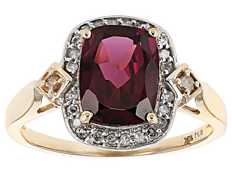 Pre-Owned Grape Color Garnet 10k Gold Ring 2.76ctw - PRY939 | JTV