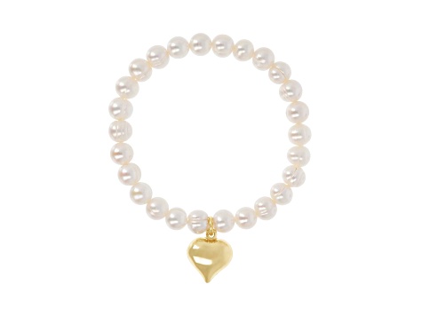 Cultured Freshwater Pearl Stretch Bracelet - 1FR4FI | JTV