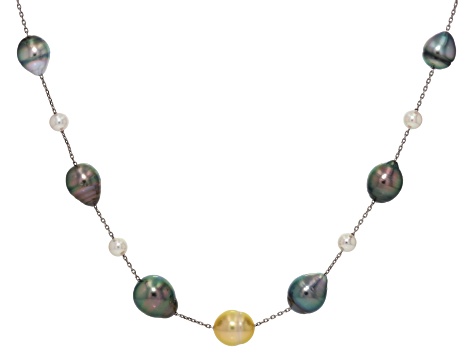 Cultured South Sea, Tahitian & Japanese Akoya Pearl & Mother-Of-Pearl ...