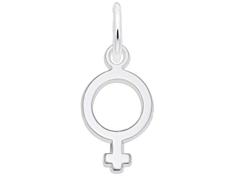 Silver Female Symbol Charm - 1119JA | JTV