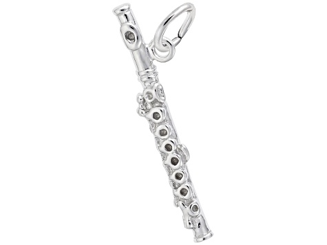 Silver Flute Charm - 120TMA | JTV