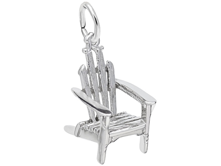 Silver Adirondack Chair Charm - 127XFA | JTV