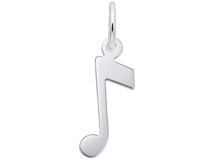 Silver Music Note Charm - 1299CA | JTV