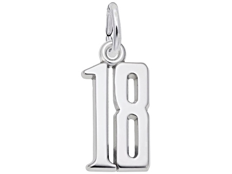 Silver Number 18 - 12C0ZA | JTV