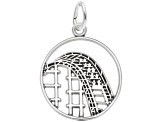 Silver Roller Coaster Charm - 12MX3A | JTV