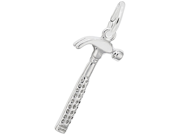 Silver Hammer Charm - 12ZJ8A | JTV