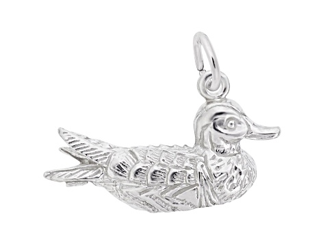 Silver Duck Charm - 148T0A | JTV