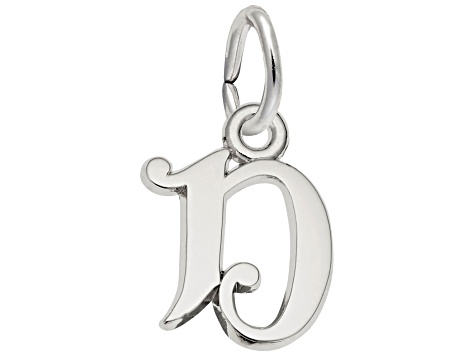 Silver Initial D Charm - 16BF6D | JTV