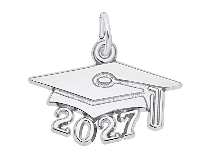 Silver Large Grad Cap 2027 - 16F0GA | JTV