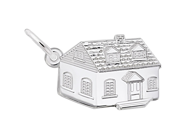 Silver House Charm - 16W8WA | JTV