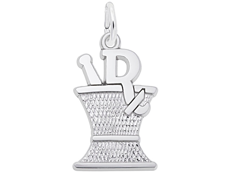 Silver Pharmacy Charm - 17H8PA | JTV