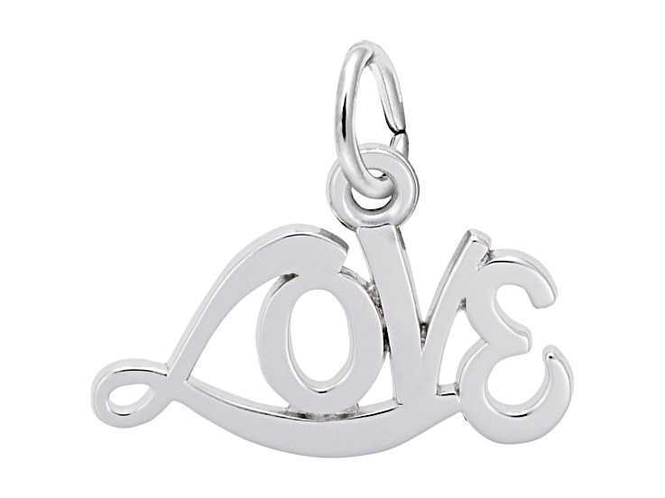 Silver Love Charm - 18S3BA | JTV