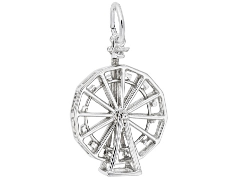 Silver Ferris Wheel Charm - 18TG3A | JTV