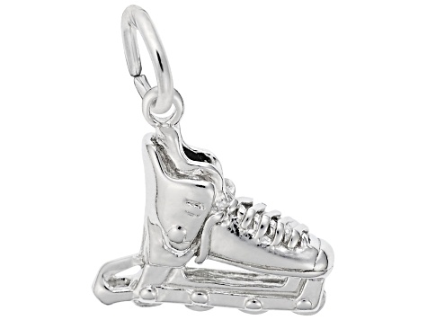 Silver Inline Skate Charm - 19563A | JTV
