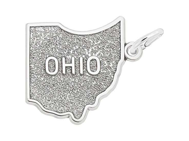 Silver Ohio Charm - 19C52A | JTV