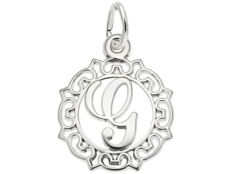 Silver Initial G Charm - 19SDNG | JTV