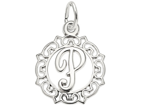 Silver Initial P Charm - 19SDNP | JTV