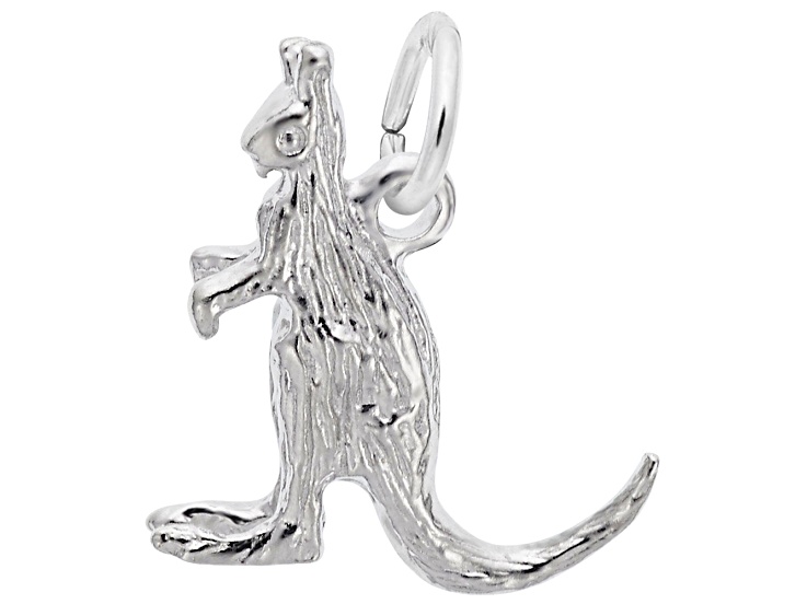 Silver Kangaroo Charm - 1BJ3DA | JTV