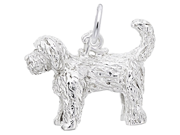 Silver Labradoodle Charm - 1BRGXA | JTV