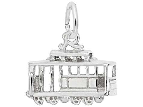 Silver Cable Car Charm - 1BVFDA | JTV