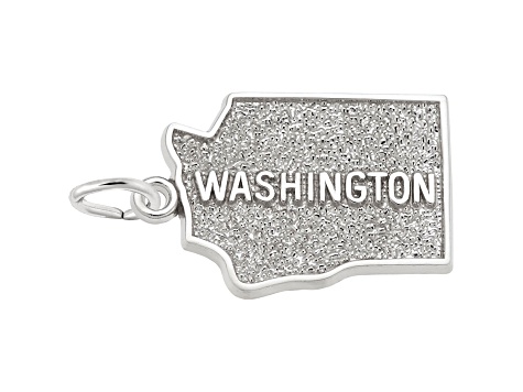 Silver Washington Charm - 1BWZTA | JTV