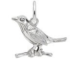 Silver Robin Charm - 1CG8RA | JTV