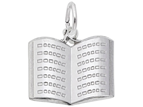 Silver Book Charm - 1DQ3SA | JTV