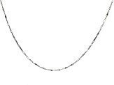 Sterling Silver 1.5mm Twisted Bar Link 18 Inch Chain - AG1381A | JTV