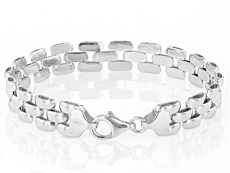 Sterling silver panther link bracelet store