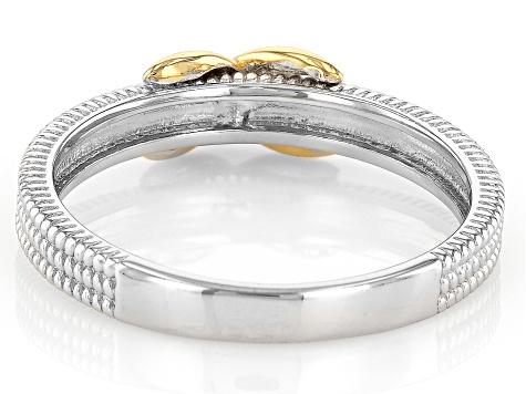 Sterling Silver & 18k Yellow Gold Over Sterling Silver 5mm Sterling Silver & 18k Yellow Gold Over Sterling Silver 5mm