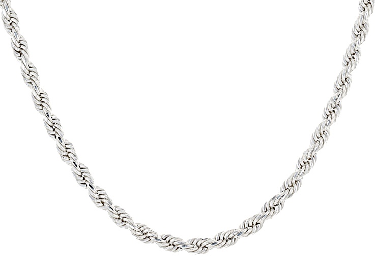Sterling Silver Rope 24 Inch Chain - DOM755C | JTV