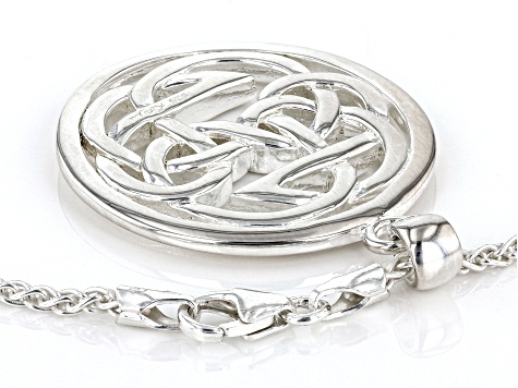 Keith Jack™ Sterling Silver Lewis Knot- Path Of Life Pendant - KJ063 | JTV