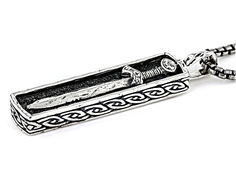 Keith Jack™ Sterling Silver Viking Sword Pendant (Strength and Power ...