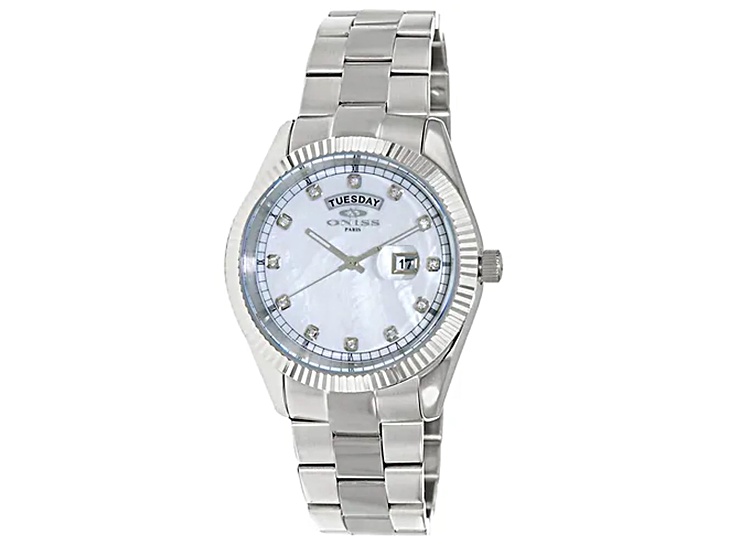 Oniss Men's Admiral Stainless Steel Bracelet Watch - 112KFA | JTV