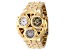 Invicta Cerberus 47mm Gold Tone Stainless Steel Quartz Watch - 1166XA | JTV